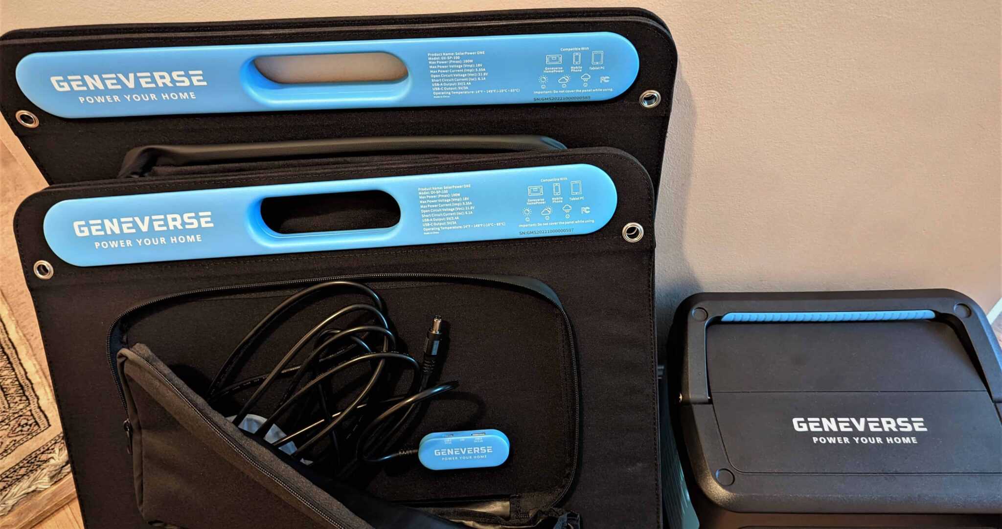 Geneverse HomePower ONE Solar Panels & Battery Power Station Review