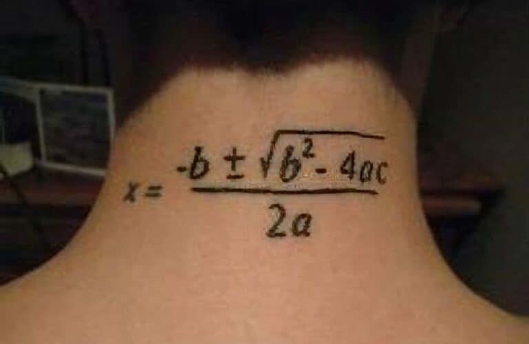 54 Creative Math Tattoos For Number Enthusiasts
