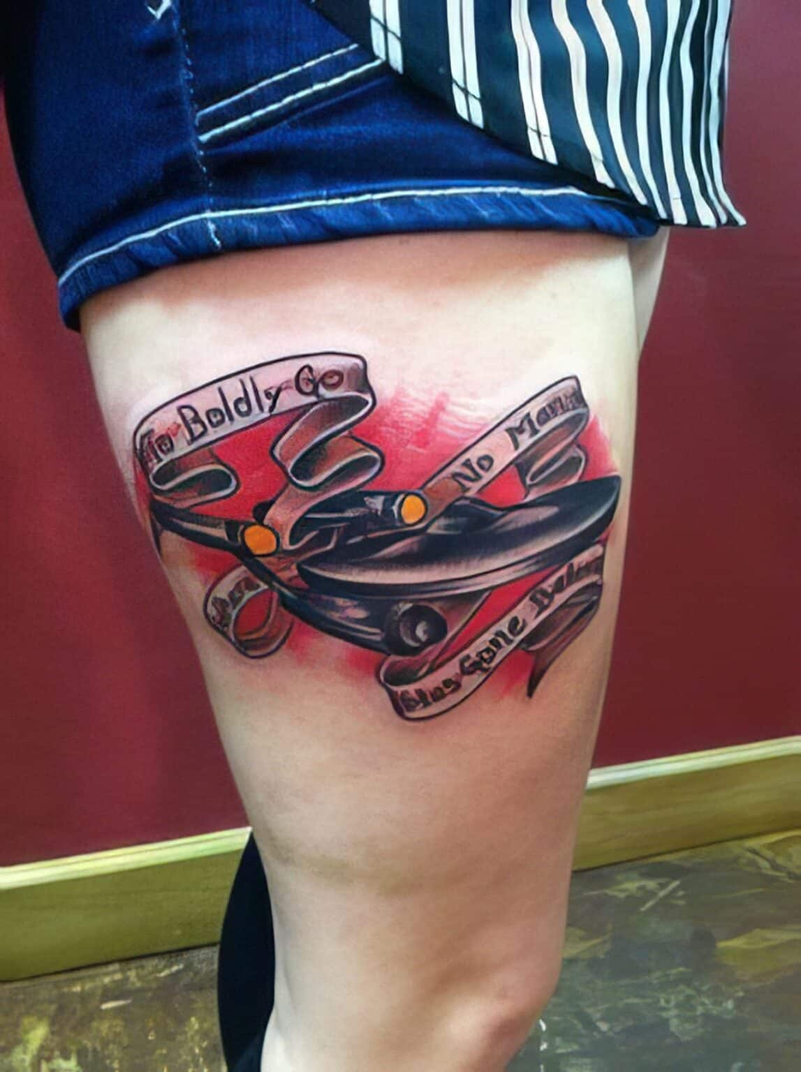 62 Best Star Trek Tattoo Ideas: From Minimalistic Warbirds To The ...